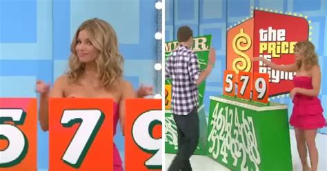 Price Is Right Model Tells A Contestant Let Me Do My Job Here Then He Asks Her Out On A
