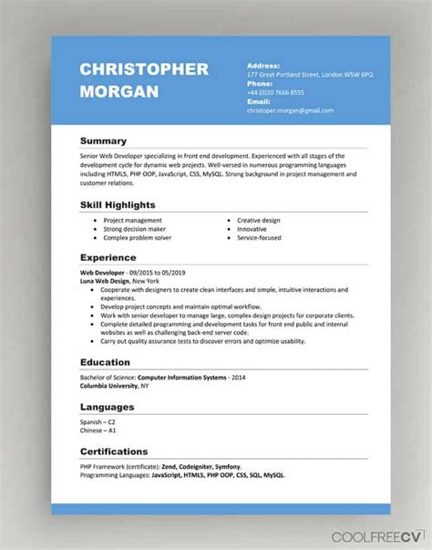 Create A Killer CV