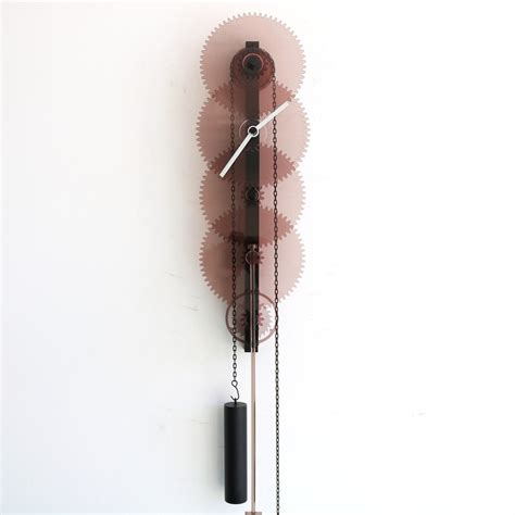 Dyna Time Wall Top Clock Space Leeftijd 1970s Zeer Zeldzaam