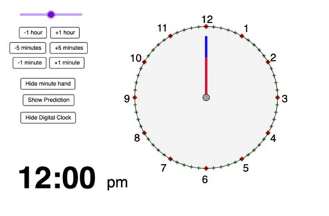 Analog Clock For Lz Geogebra