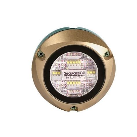 Underwater Boat Light Zambezi X Lumitec Lighting LED Surface Mount Bronze