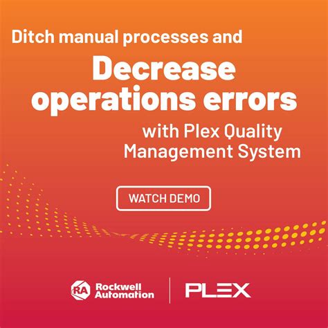 Rockwell Automation On Linkedin Take Control With Plex Factorytalk