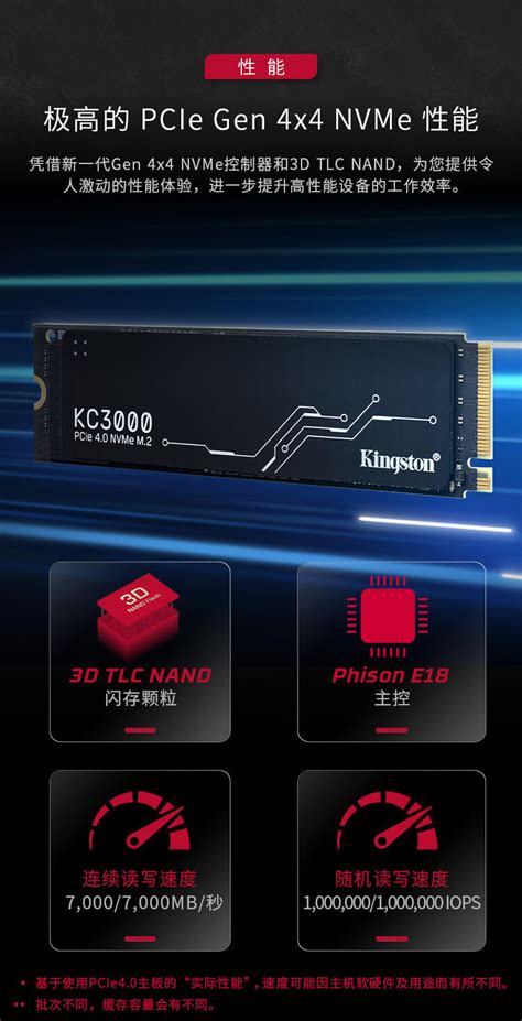 适用m2 金士顿 Kc3000 512g1t2t4t Ssd 固态硬盘 阿里巴巴