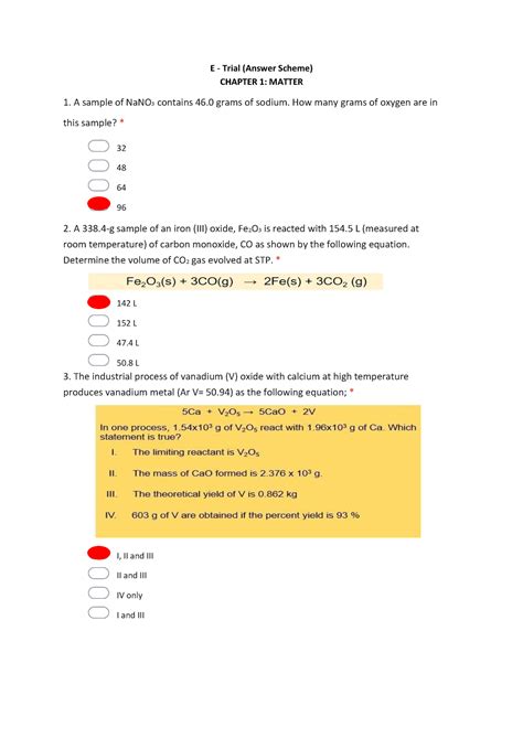Set 12 Answer Sk015 Kmpp E Trial Answer Scheme Chapter 1 Matter