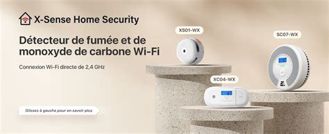 X Sense Détecteur de Fumée et de Monoxyde de Carbone Connecté avec