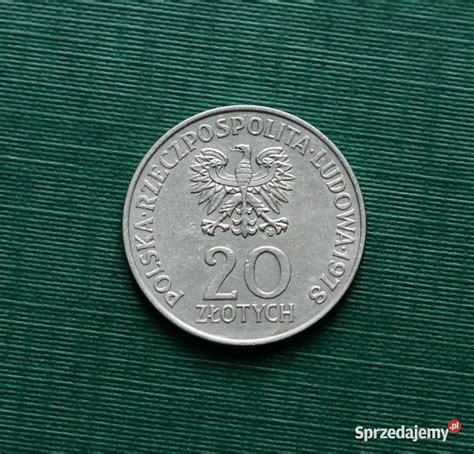 POLSKA 20 złotych 1978r Pierwszy Polak w Kosmosie Gliwice