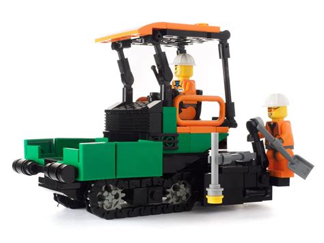 Lego Moc Asphalt Paver By Evertvw Rebrickable Build With Lego