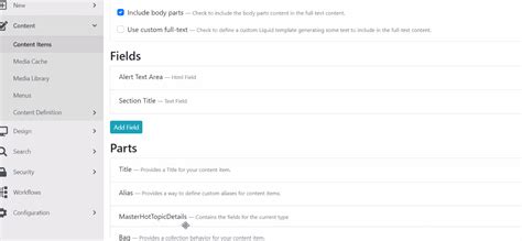 Hit A Limitation On Content Items · Issue 7099 · Orchardcms