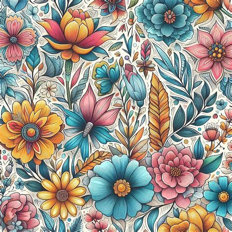 PSD De Patron Flores Textiles 500 Plantillas PSD Gratuitas De Gran