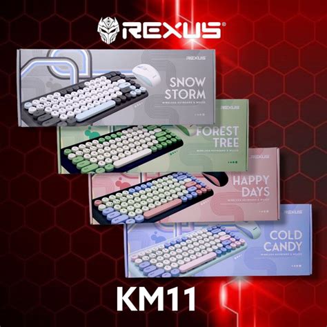 Jual Keyboard Mouse Wireless Rexus Km11 Wireless Bluetooth Keyboard