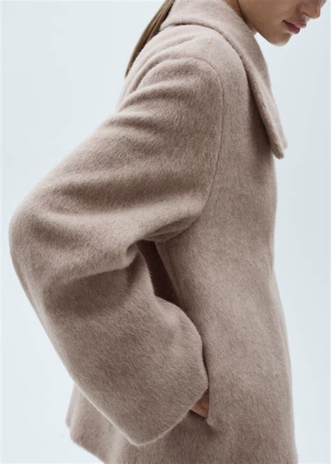 Turtleneck Wool Coat Women Mango Usa