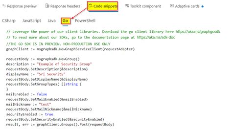 How To Create A New Group In Azure Ad Using Go Sdk Stack Overflow
