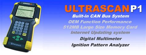 Каталог АРДИО РУ Сканер для иномарок Ultrascan P1 мотор тестер