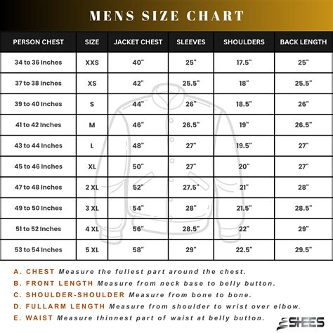 Size Guide Eshees