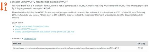 Woff2 Performance Alert · Issue 11677 · Fortawesomefont Awesome