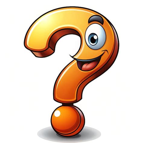 Cartoon Question Mark Premium Ai Generated Image