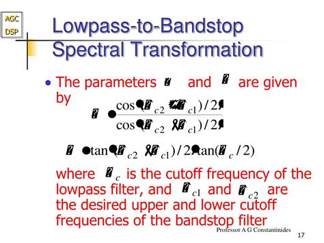 Ppt Signal Filtering Spectral Transformation Methods Powerpoint
