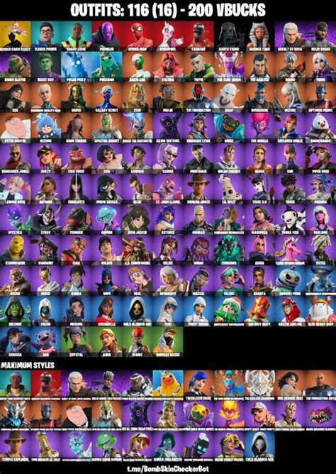 116 Skins Get Griddy Backlash Star Wand Spider Gwen Stacy Spider Man Ahsoka Tano Darth Vader