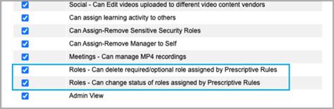 Remove Roles Assigned By A Prescriptive Rule