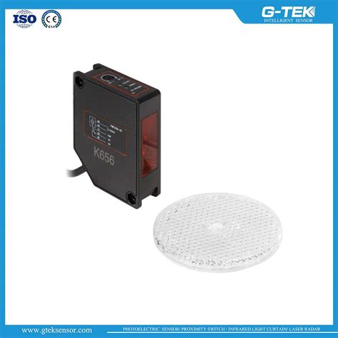 Mirror Reflector Plate Photoelectric Optical Sensor For Crane Door