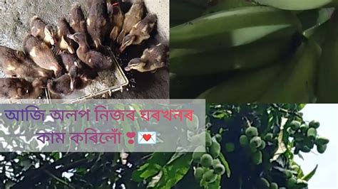 আজি অলপ নিজৰ ঘৰখনৰ কাম কৰিলোঁ ️ Youtube