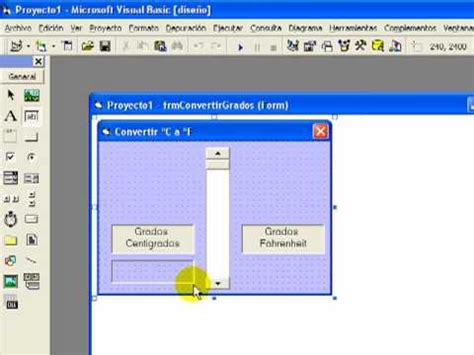 Uso De ScrollBar En Visual Basic 6 0 YouTube
