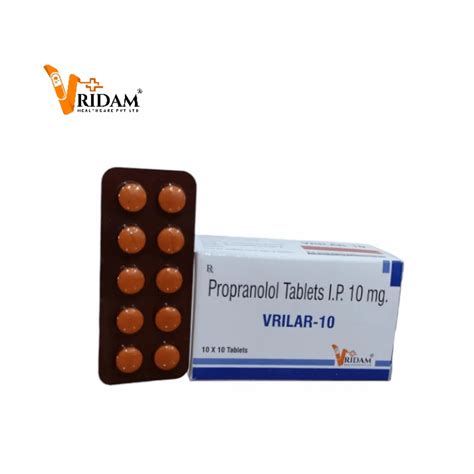 Propranolol 10 Mg Tablets At Rs 34 8 Box Nashik Id 2851081588830