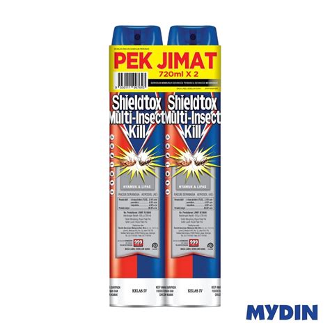 Shieldtox Multi Insect Kill Spray Aerosol 2 X 720ml Shopee Malaysia