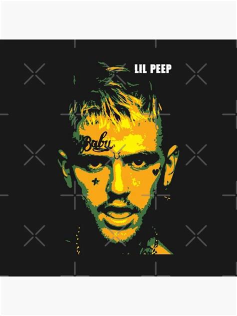 Lil Peep Picture Poster Design Poster By Nmrkdesigns Redbubble