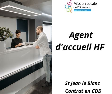 Agent Daccueil Hf Mission Locale De Lorléanais