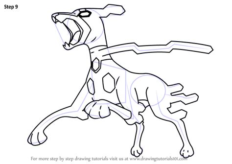How to Draw Zygarde 10 Forme from Pokemon Sun and Moon Pokémon Sun