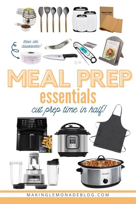 Essential Meal Prep Tools That Save So Much Time Making Lemonade