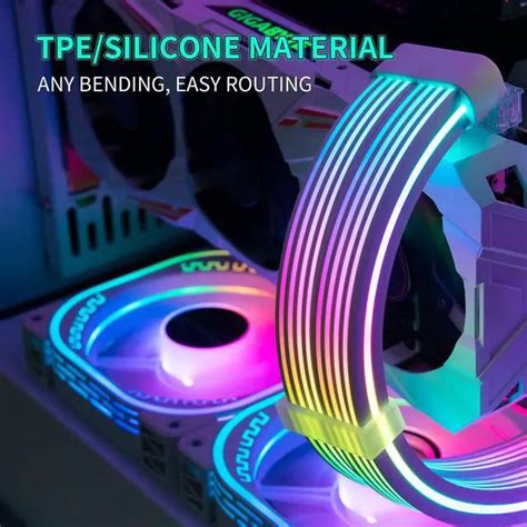 Sirlyr 8 Pin Rgb Gpu Cable2 X 8pin 62 Pcie Rgb Psu Cables 5v 3pin