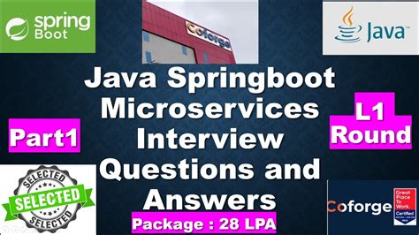 Core Java Java 8 Spring Boot Microservice Interview Questions