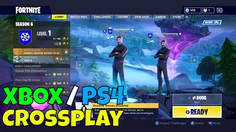 Xboxps4 Crossplay Fortnite Youtube