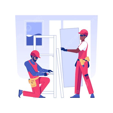 Furniture Assembling Isolated Concept Vector Illustration Craft