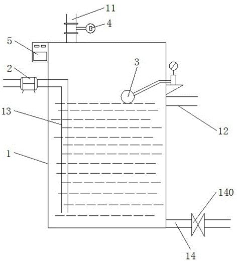 一种植物精油提取过程中的热水回用装置的制作方法