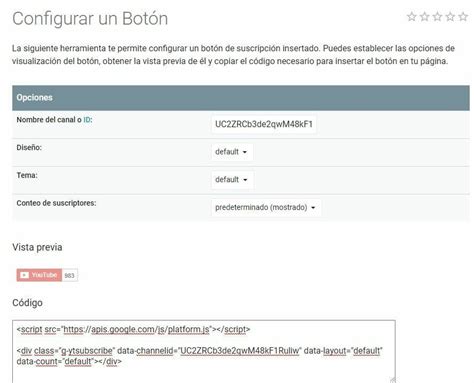 Cómo Añadir Un Botón De Suscripción A Youtube En Tu Blog Blogger