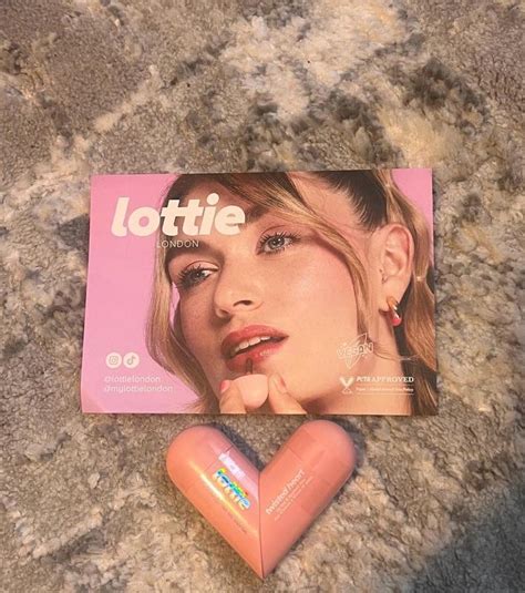 Lottie London Twisted Heart Love Glaze Deep Rose Lip Tint And Clear Lip