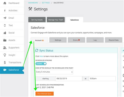 Troubleshoot Synchronization Errors Salsa Knowledgebase