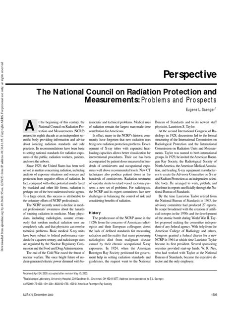 Ncrp Pdf Ionizing Radiation Radiation Protection