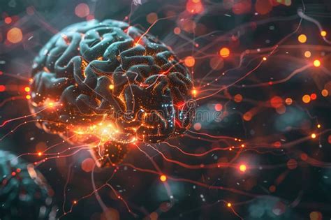 Human Brain Neural Network Visualization Stock Illustration Illustration Of Neural Biology