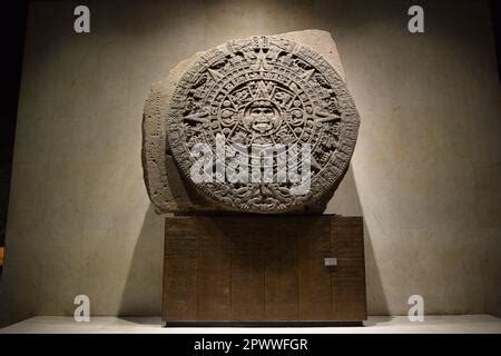 Aztec Calendar Stone National Museum Of Anthropology Mexico City