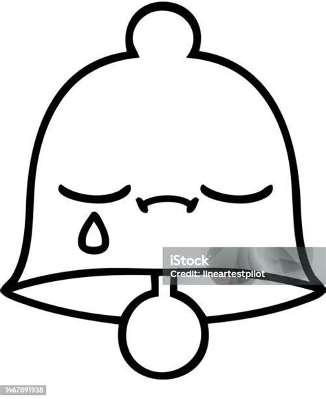 Line Drawing Cartoon Of A Bell向量圖形及更多剪貼畫圖片 剪貼畫 卡通 另類的 Istock