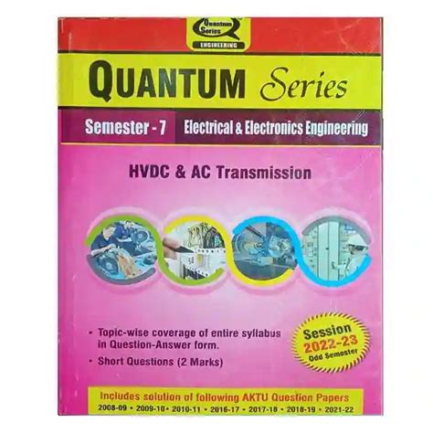 AKTU Quantum Series Semester 7 Electrical And Electronics