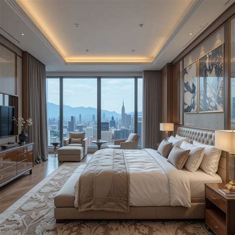 Elegant Penthouse Bedroom Design For Couples Arredamento Dinterni