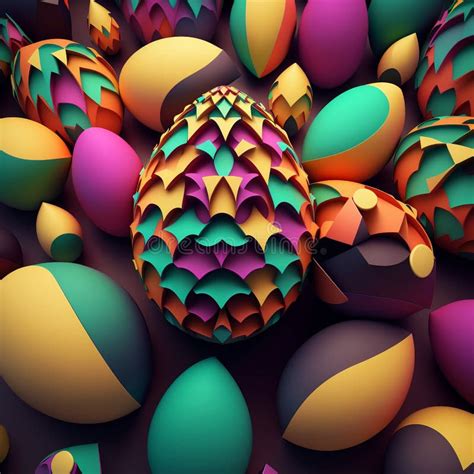 Abstract Easter Egg Background Stock Illustration Illustration Of