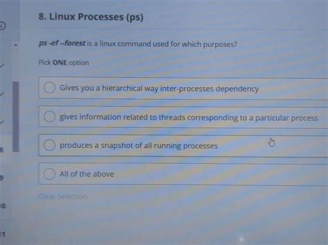 Linux Processes Ps P S Ef Forest Is A Linux Studyx