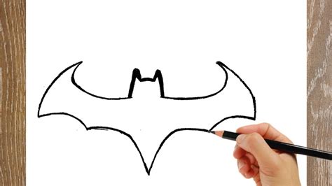 How To Draw Batman Logo Step By Step