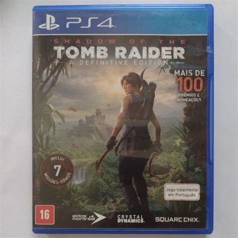 JOGO SHADOW OF THE TOMB RAIDER PS MÍDIA FÍSICA Shopee Brasil